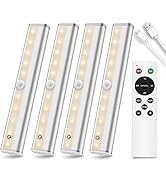 Diomart 48 LED Under Cabinet Lighting Wireless, 15 Colors Changeable ...