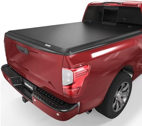 Amazon.com: oEdRo Soft Roll Up Truck Bed Tonneau Cover Compatible with ...
