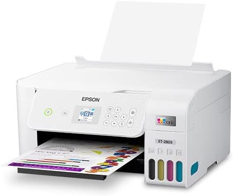 Epson EcoTank ET-2803 Impresora compacta todo en uno inalámbrica a ...