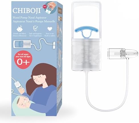 Chiboji Nasal Aspirator for Baby – Powerful Hand Pump Nose Sucker ...