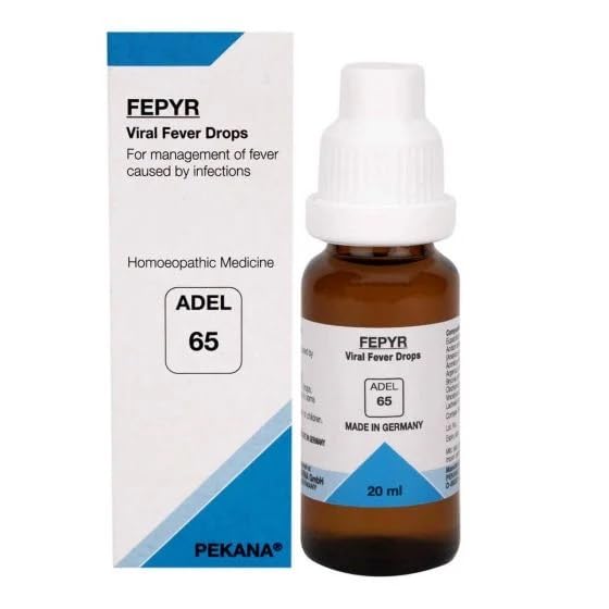 Buy ADEL 65 Fepyr Viral Fever Drop (pack of 1) Online at Low Prices in ...