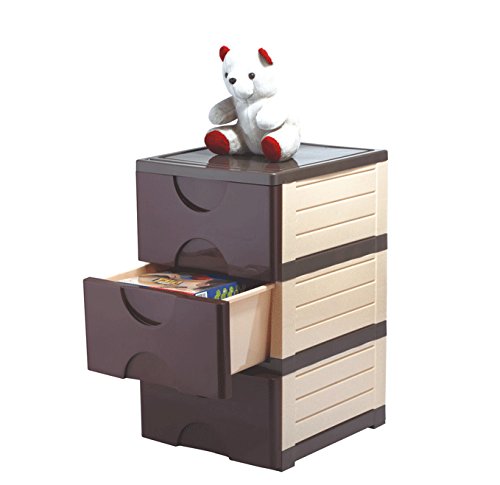 ARISTO Zodiac Multipurpose 3 Drawer Plastic Modular Chest Storage ...