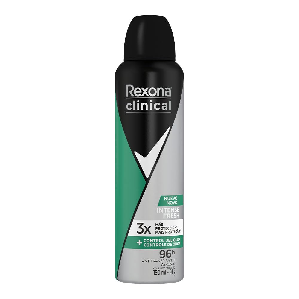 Rexona Clinical Aerossol Intense Fresh 96h 150ml | Amazon.com.br
