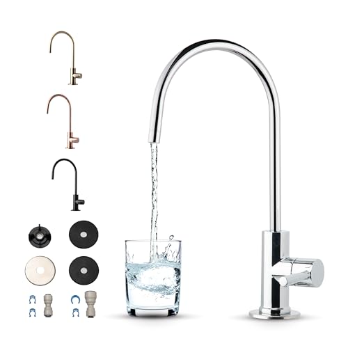 iSpring GA1-B Reverse Osmosis, Kitchen Bar Sink Lead-Free Drinking ...