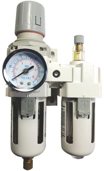 FRL unit (AC Series) Combination of filter, regulator, lubricator for pneumatic a pneumatics ...