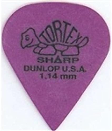 Amazon.com: Dunlop Dunlop Tortex Sharp 1.14 Guitar Picks - 12 Pack ...