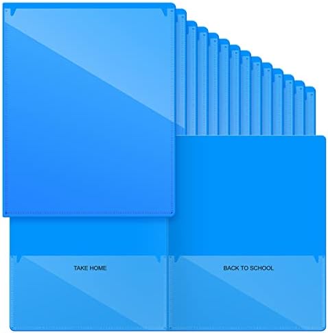 Amazon.com : Henoyso 12 Pcs Folders Take Home Heavy Duty 2 Pocket ...