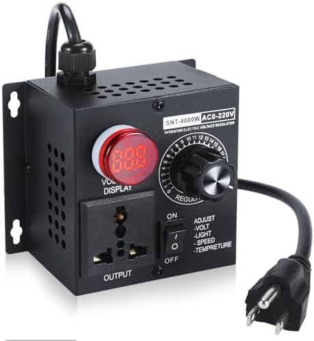 Amazon.com : Premium AC Motor Speed Controller 120V - Adjustable Fan ...