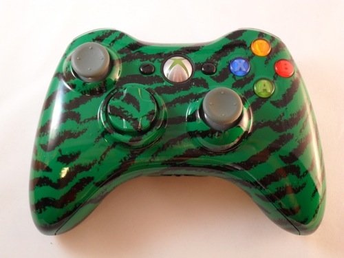 Amazon.com: GREEN TIGER Xbox 360 Modded Controller (Rapid Fire) COD MW3 ...