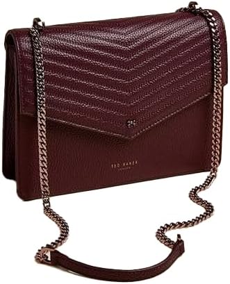 Ted Baker Kalila Medium leather envelope cross body bag: Amazon.co.uk ...