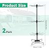 Amazon.com: Lemecima 2 Pcs Rotating Jewelry Display Rack with Hooks ...