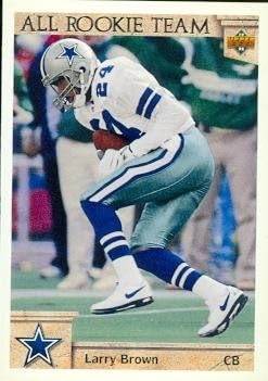 Amazon.com: Larry Brown Football Card (Dallas Cowboys) 1992 Upper Deck ...