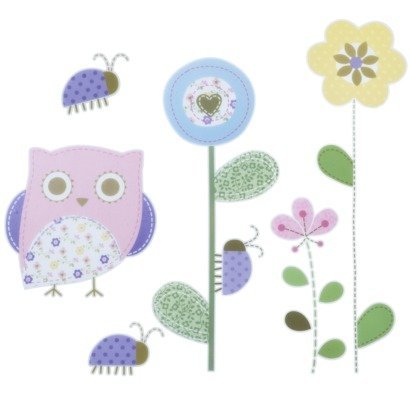 Amazon.com: Circo Floral Owl Wall Decals : Tools & Home Improvement