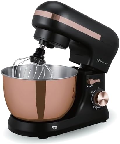 Amazon.com: CULINARY CHEF 4.5L Retro Stand Mixer (Rose Gold Bowl ...