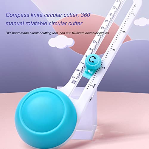 Circular Paper Cutter,Rotary Circle Cutter, 360 Degree Rotation Scale ...