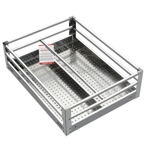 Multivve Stainless Steel Pipe Modular Kitchen Partition Basket Cabinet ...