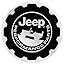 Amazon.com: Jeep Round Embossed Metal Sign - Vintage Jeep Sign for ...