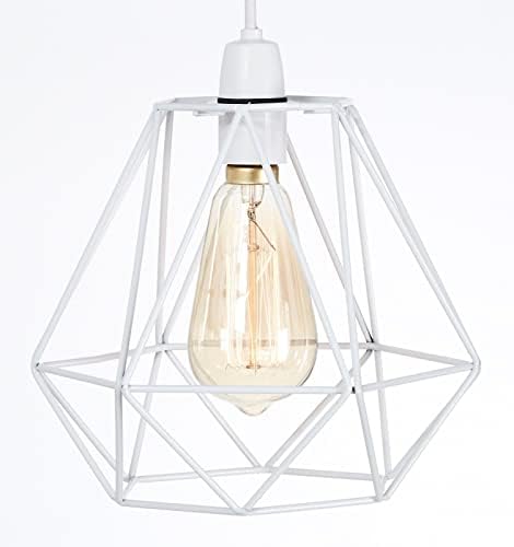 Retro Design Light Shade - Metal Wire Basket Cage Lamp Shade - Ceiling ...