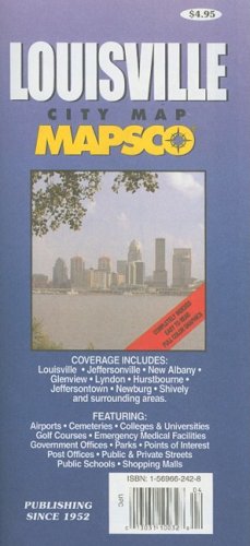 Buy Mapsco Louisville City Map Book Online at Low Prices in India ...