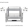 Amazon.com: WHIFEA Pull-Down Cabinet Organizer Drop Down Shelf Blind ...