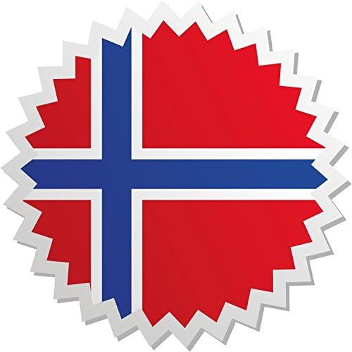 Amazon.com - Norway Star Flag Car Bumper Sticker Decal