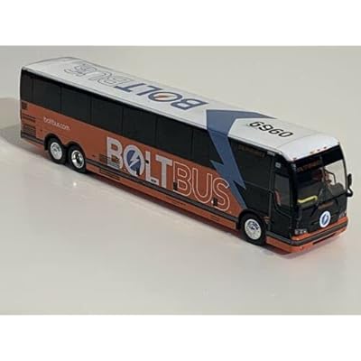 Prevost X345 Bolt Bus Diecast 1:87-HO Scale Replica, Philippines | Ubuy