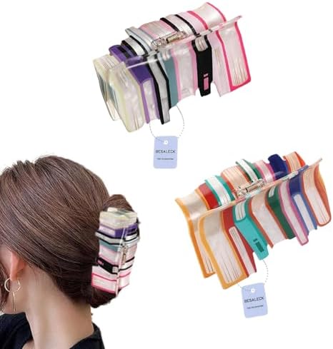 Amazon.com : 2Pcs Book Hair Claw Clips - Back To School Hair Clips for ...