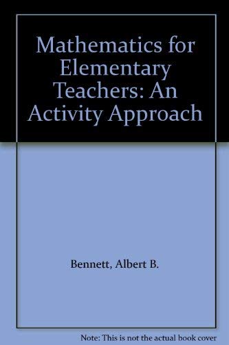 Mathematics for Elementary Teachers: An Activity Approach: Albert B ...