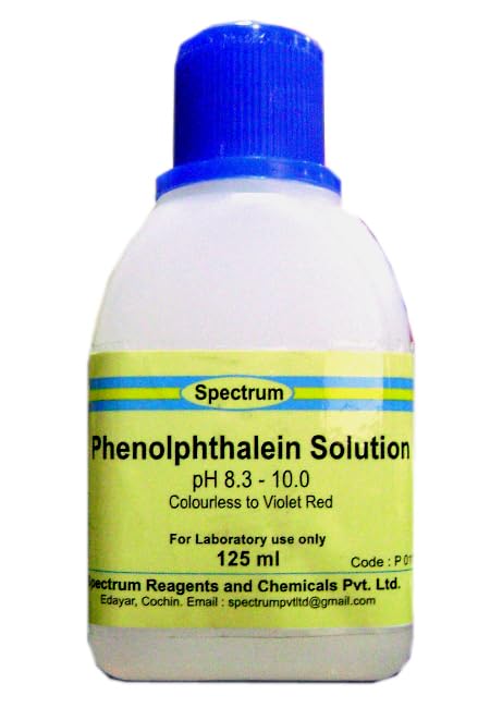 SPECTRUM PHENOLPHTHALEIN SOLUTION 125ML : Amazon.in: Industrial ...