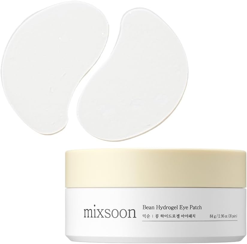 Amazon.com : mixsoon Bean Hydrogel Eye Patch 84 g / 2.96 oz. (30 pairs ...