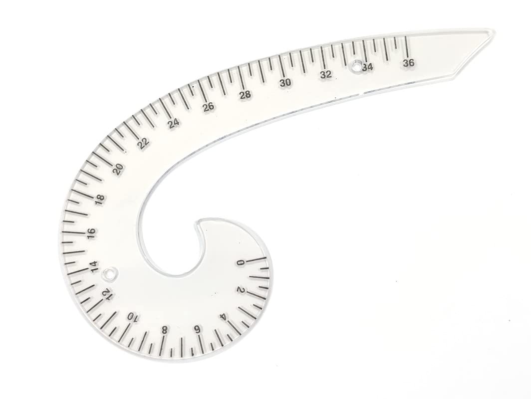 DIYtroncs (1 Pc) French Curve Scale for Tailoring Blouse Armhole ...