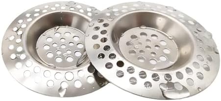 WENKO 4930302100 Sink Strainer Set of 2 7 cm Stainless Steel : Amazon ...