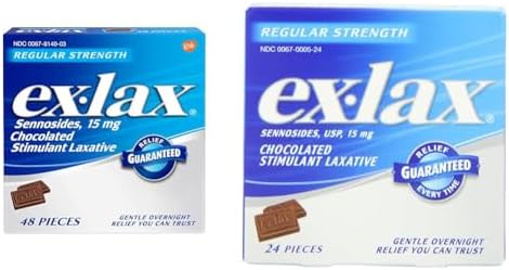 Amazon.com: Ex-Lax Regular Strength Chocolated Stimulant Laxative ...