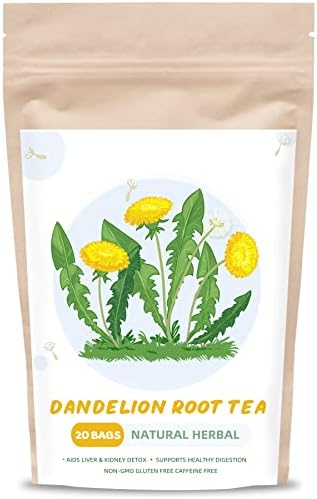Amazon.com : Organic Raw Dandelion Root Herbal Tea, Supports Healthy ...