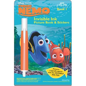 Finding Nemo Invisibile Ink Picture Book & Stickers - Book 1: Lee ...