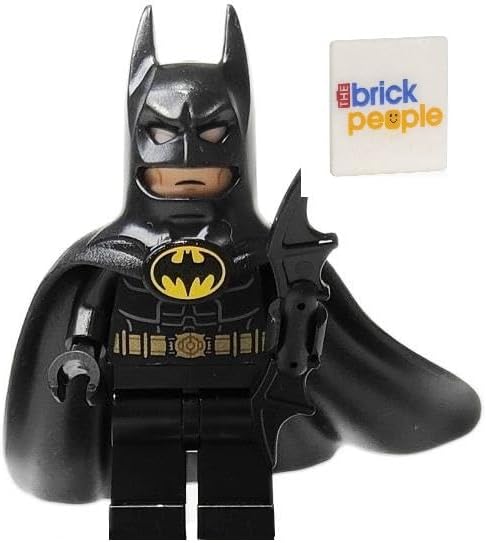 Amazon.com: LEGO DC Superheroes: Batman 1992 Minifigure with Bat-a-rang ...