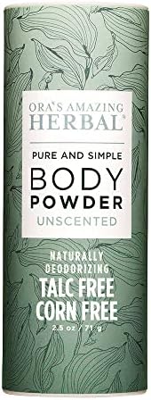 Amazon.com: Fragrance Free Body Powder, Scent Free Powder, Unscented ...