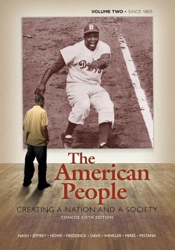 Amazon.com: The American People: Creating a Nation and a Society ...