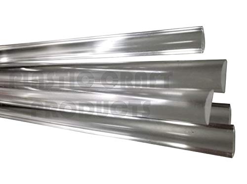 Amazon.com: Acrylic Half Round Rod, Clear, 1/2" (0.5") Diameter x 1/4 ...