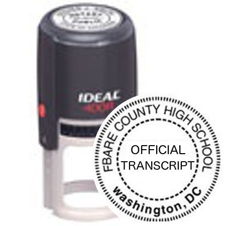 Buy Custom School Seal // OFFICIAL TRANSCRIPT // Quality Medium Duty ...