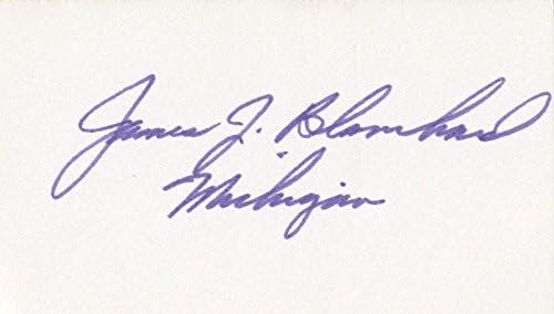 Amazon.com: James J. Blanchard - Signature : Collectibles & Fine Art