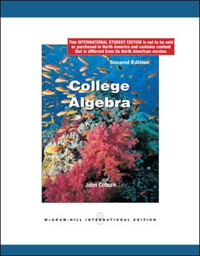 College Algebra: John W. Coburn: 9780071220033: Amazon.com: Books