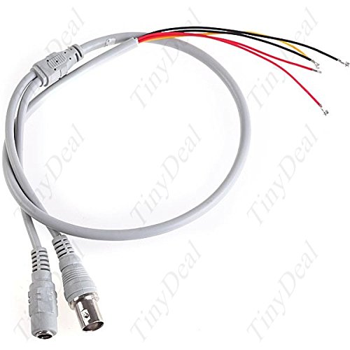 21" Female BNC Video+ DC Power Connector Connection Cable for CCTV ...