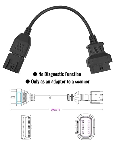 Snapklik.com : 16 Pin Female To 8 Pin Diagnostic Connector Fit For ...