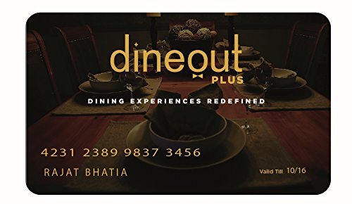 Dineout Plus Premium Dining Card - Rs.5000 : Amazon.in: Gift Cards