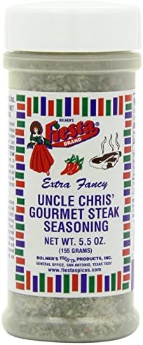 Amazon.com : Bolner's Fiesta Uncle Chris Gourmet Steak Seasoning, 20 ...