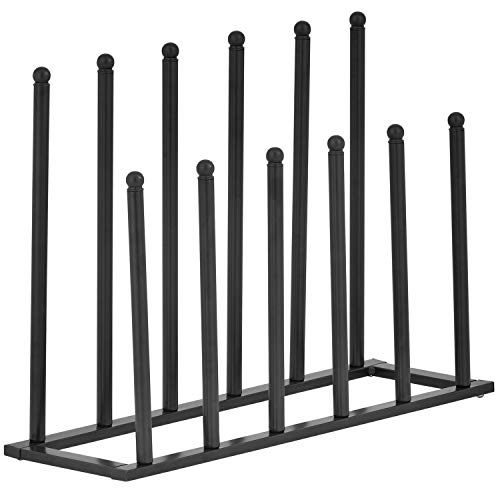 MyGift Modern Black Metal Freestanding Boot Rack Organizer Tall Boots ...