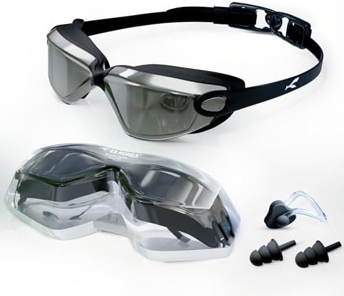 Buy KONEX Anti-Fog Premium Swimming Goggles for Men & Women with UV ...