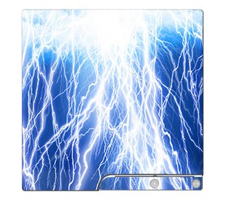 Amazon.com: Lightning Strike Skin for Sony Playstation 3 Slim Console ...
