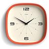 Jones Clocks® Pulsar wall clock | Retro rounded square clock | 25cm ...